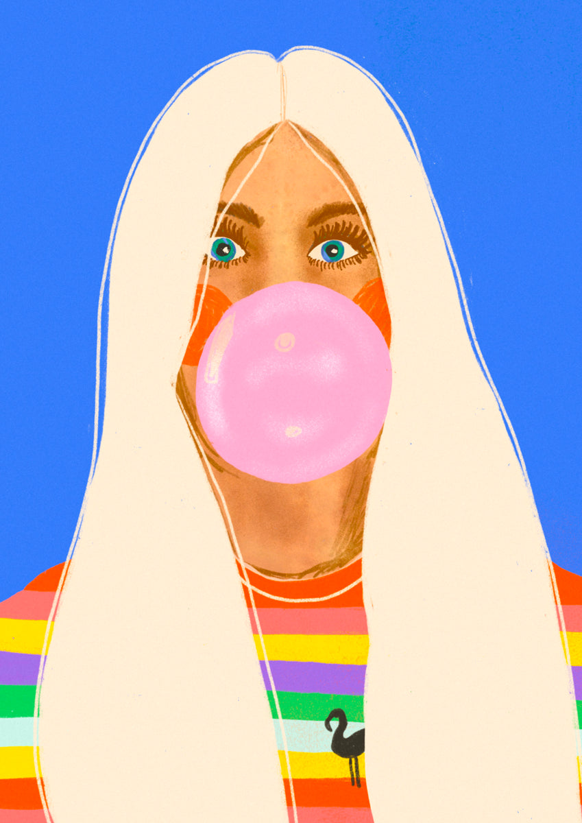Candy Girl Poster by Gigi Rosado – printed.art